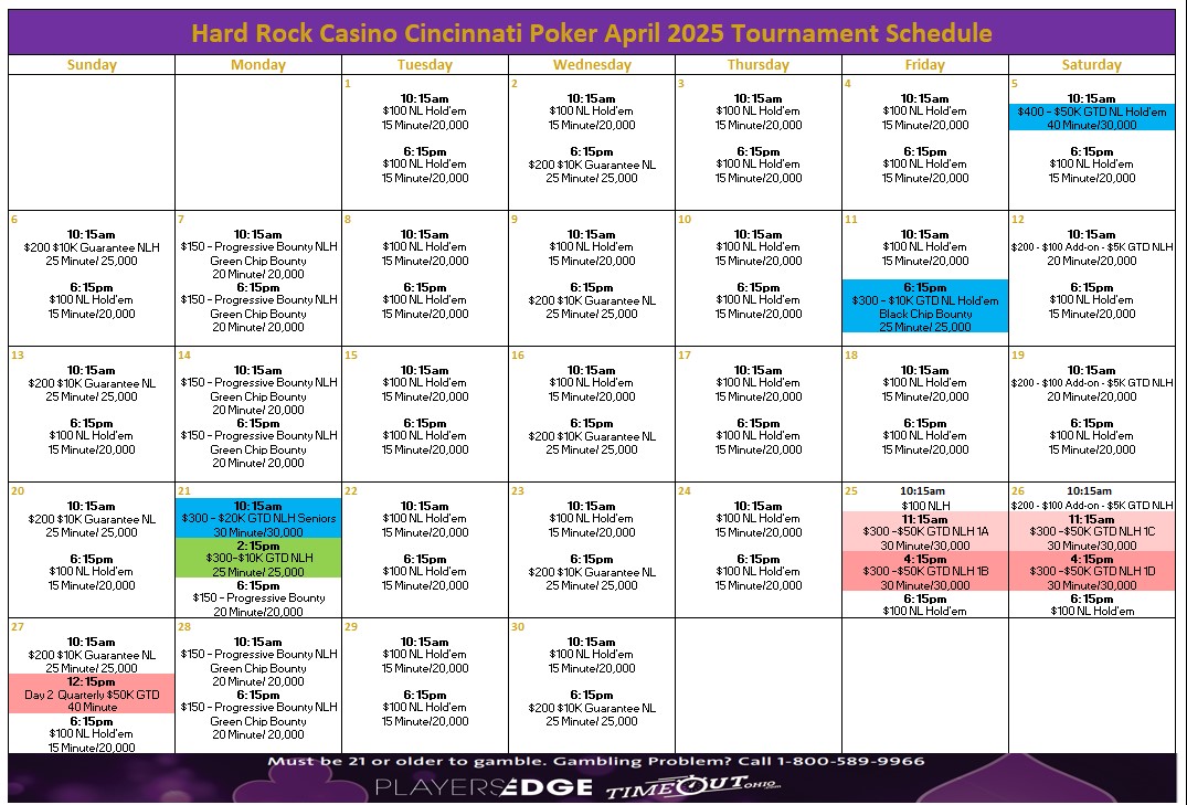 Live Poker at Hard Rock Casino Cincinnati