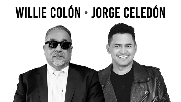 Willie Colón and Jorge Celedón at Seminole Hard Rock Hollywood