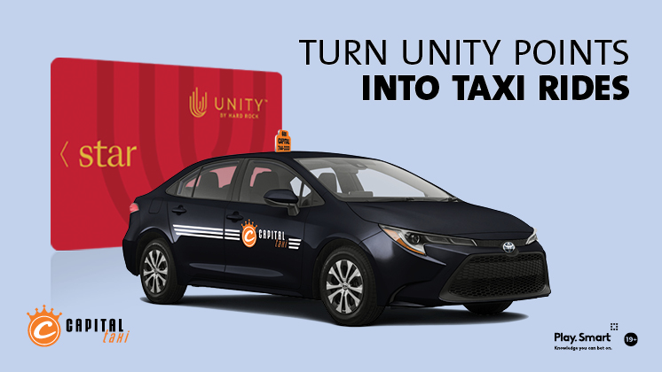 Taxi Rides for Unity Points - Hard Rock Hotel & Casino Ottawa